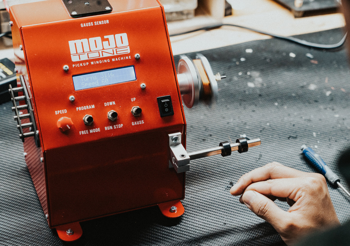 Mojotone Pickup Coil Winding Machine